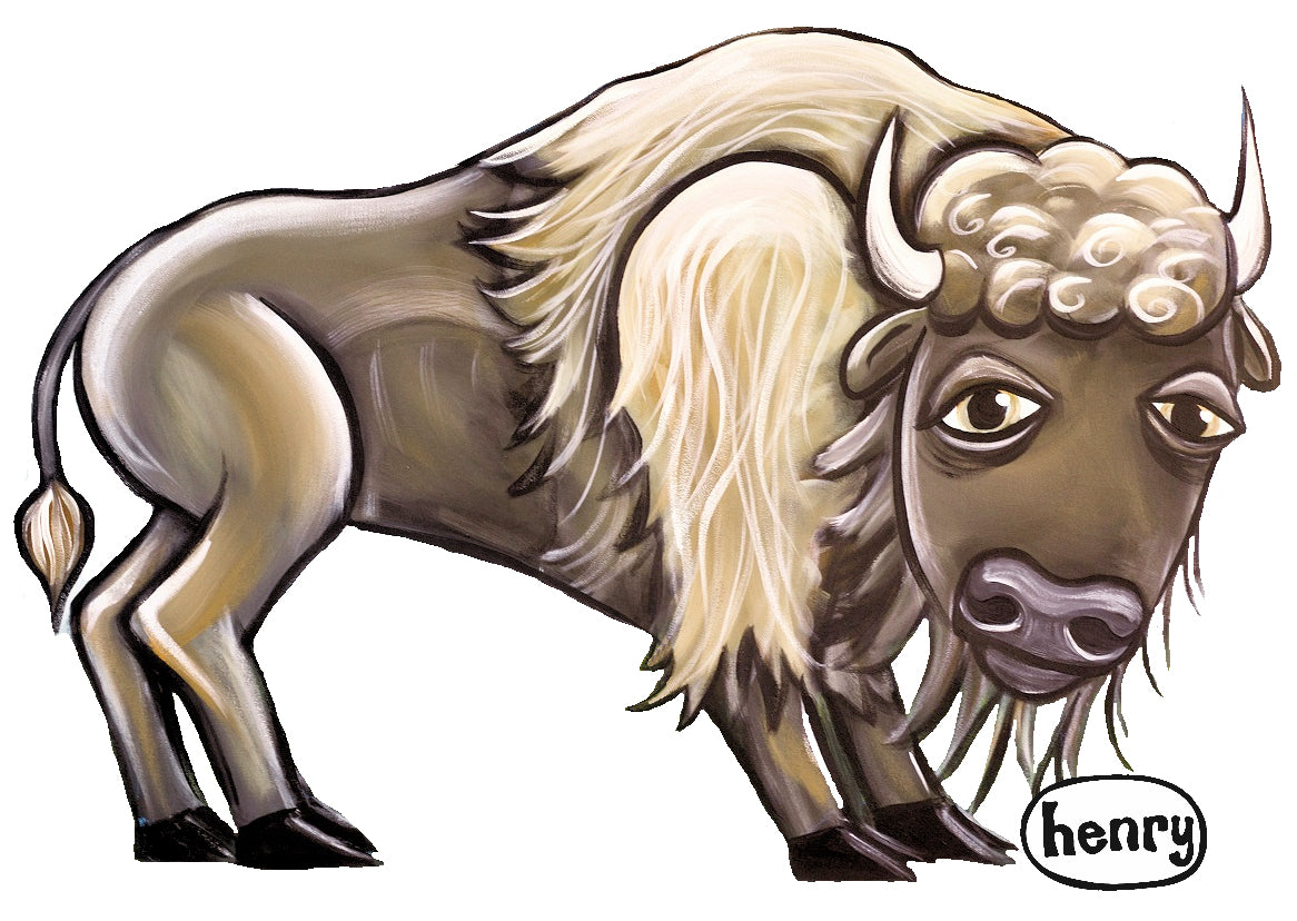 Buffalo Cutout Sticker – Henry Wholesale